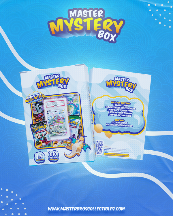 MASTER MYSTERY BOX - GRADED CARD GUARANTEED – Masterbros Collectibles